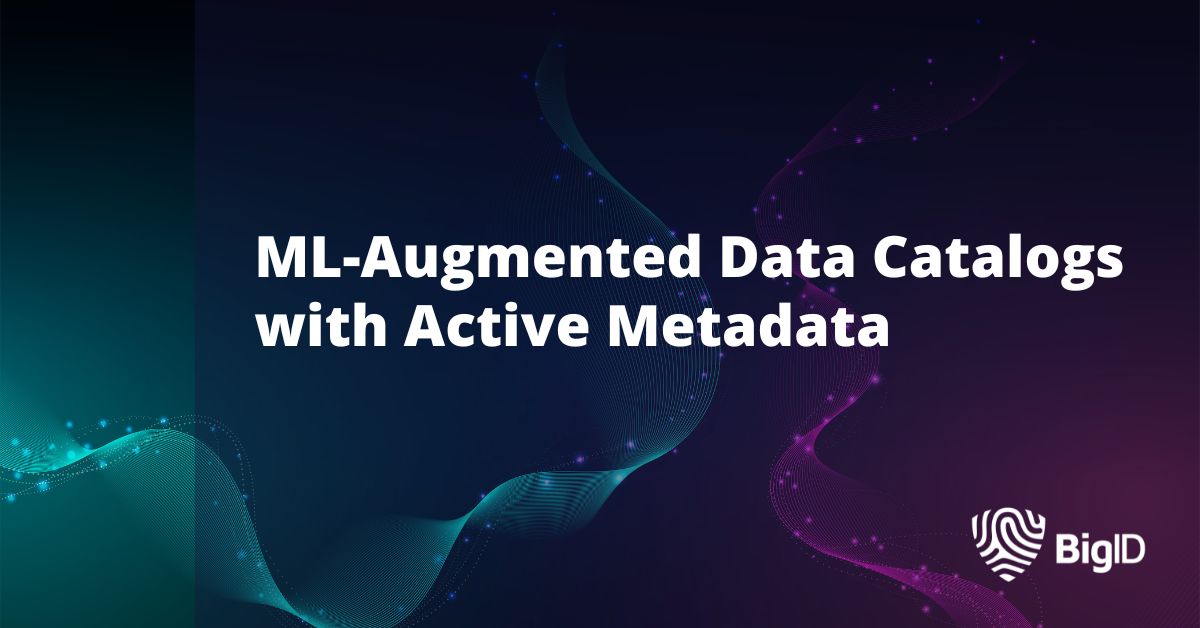 ML-Augmented Data Catalogs with Active Metadata | BigID