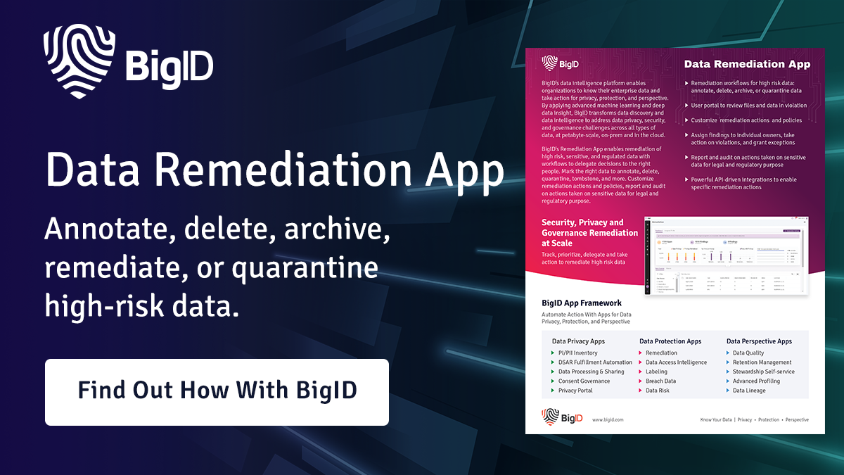 Streamlining Data Remediation: Best Practices Guide | BigID