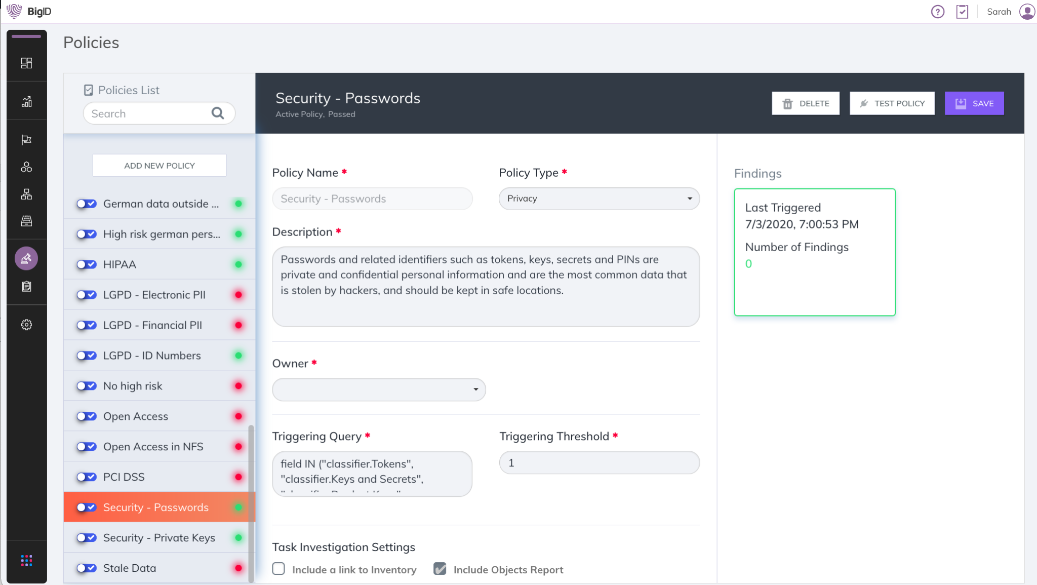 BCBS 239 Compliance | BigID