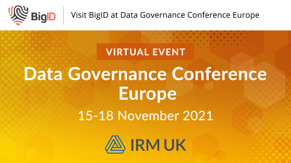 Data Governance Conference - Europe | BigID