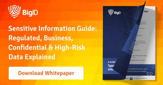 A Guide to Types of Sensitive Information | BigID