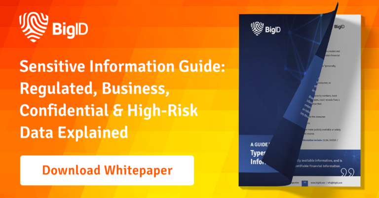 A Guide to Types of Sensitive Information | BigID