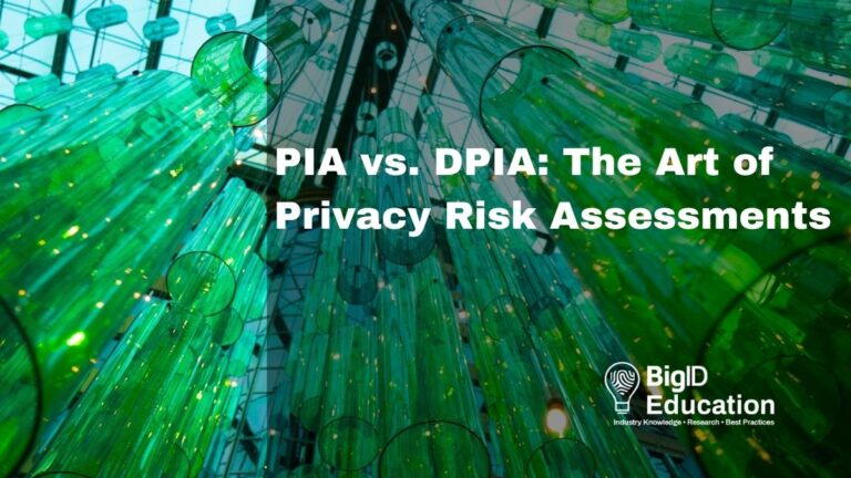 PIA vs. DPIA: The Art of Privacy Risk Assessments | BigID