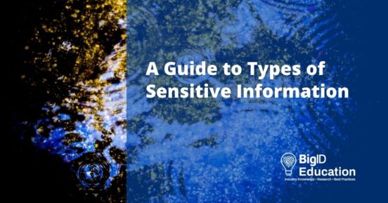 A Guide to Types of Sensitive Information | BigID
