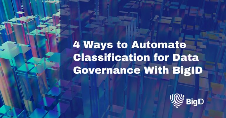 Automate Classification for Data Governance | BigID