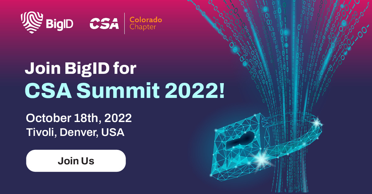 CSA Summit 2022 | BigID