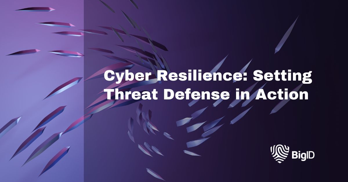 Cyber Resilience: Setting Threat Defense in Action | BigID
