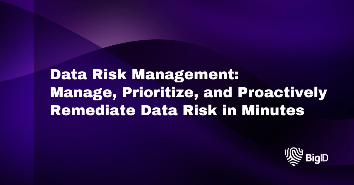 Data Risk Management | BigID