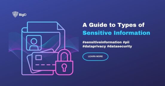 A Guide to Types of Sensitive Information | BigID