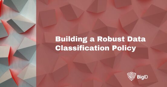 Building a Robust Data Classification Policy | BigID