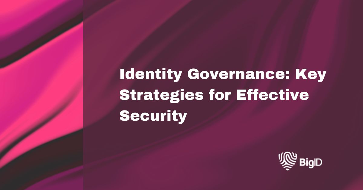 Identity Governance | BigID