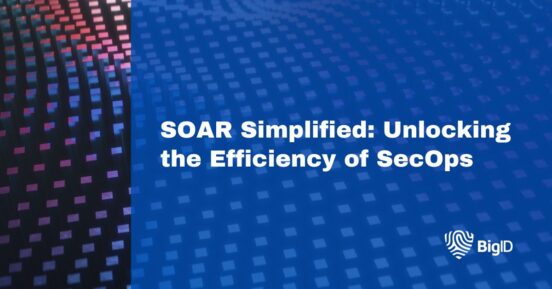 SOAR Simplified: Unlocking the Efficiency of SecOps | BigID