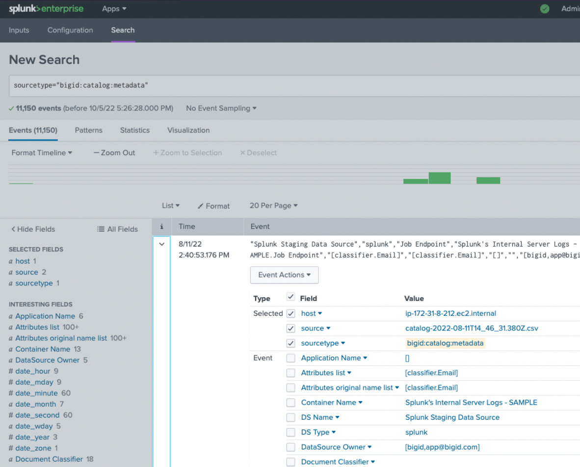 Automated Sensitive Data Classification for Splunk to Enhance Threat ...