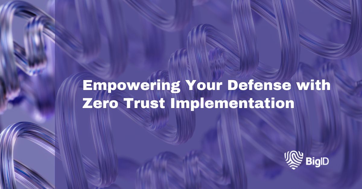 Zero Trust Implementation | BigID