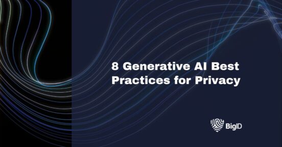 8 Generative AI Best Practices for Privacy | BigID