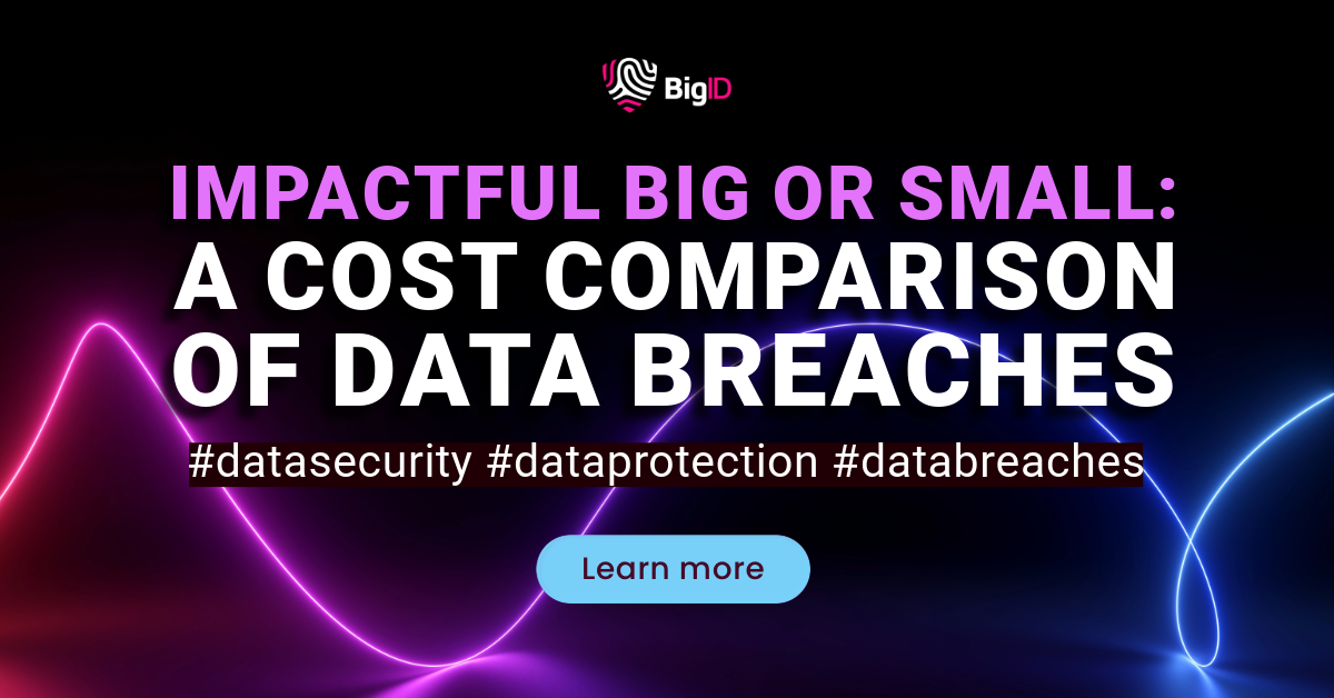 Impactful Big or Small: A Cost Comparison of Data Breaches | BigID