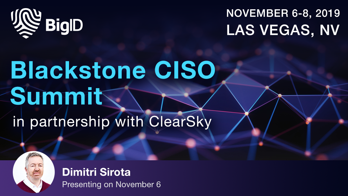 Blackstone CISO Summit in Partnership with ClearSky | November 6-8 ...