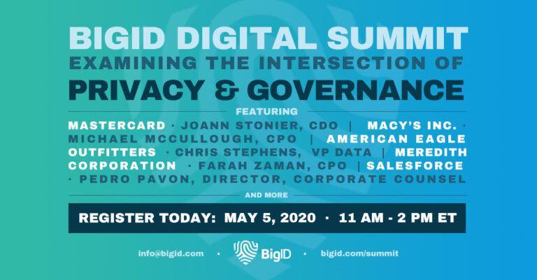 BigID Digital Summit: Examining the Intersection of Privacy and ...