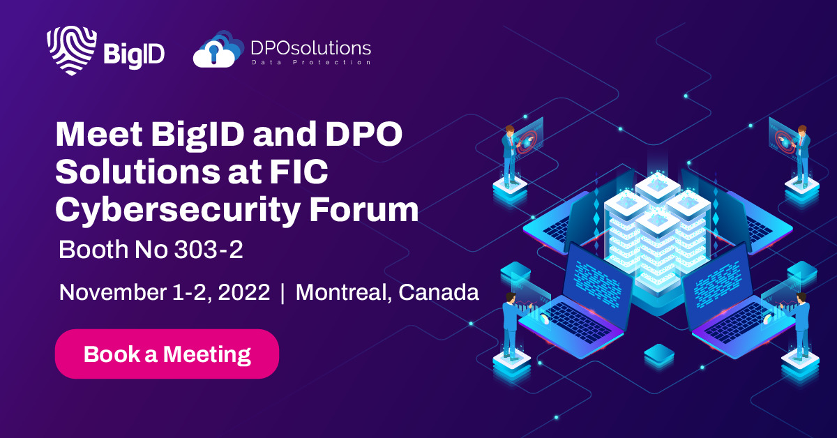 FIC North America Cybersecurity Forum | BigID