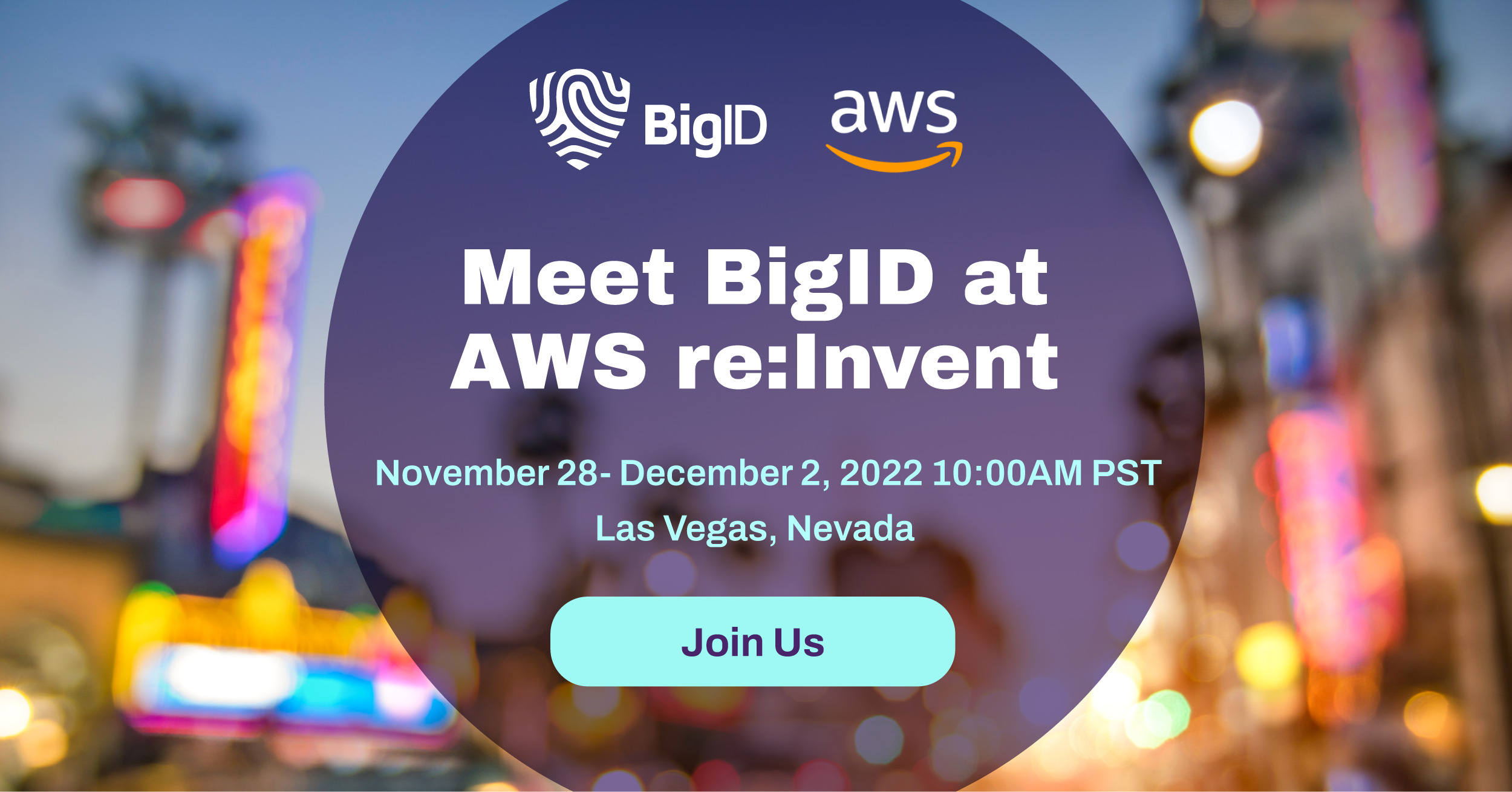 AWS re: Invent 2022 | BigID