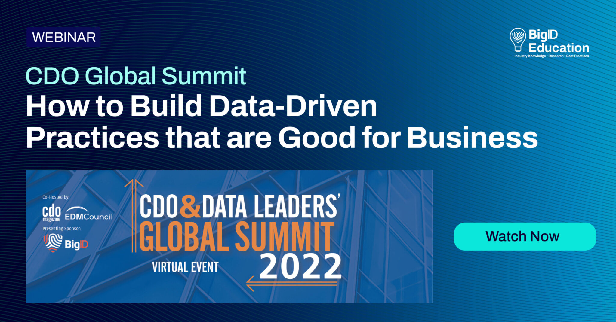 How to Build Data-Driven Practices that are Good for Business - CDO Global Summit | BigID