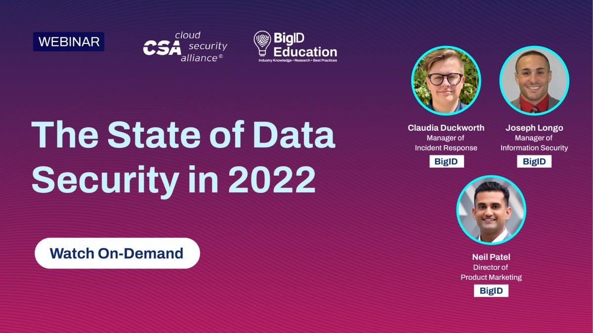 The State of Data Security 2022 | BigID