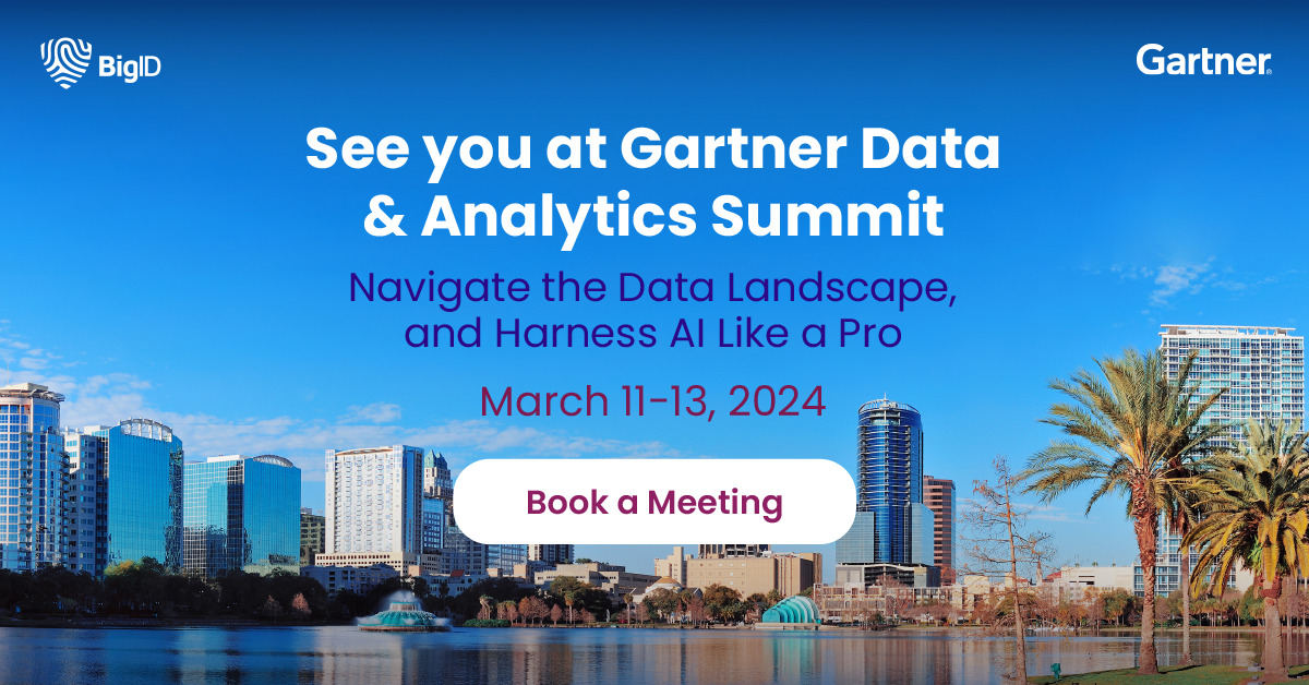 Gartner Data Analytics Summit Orlando Bigid