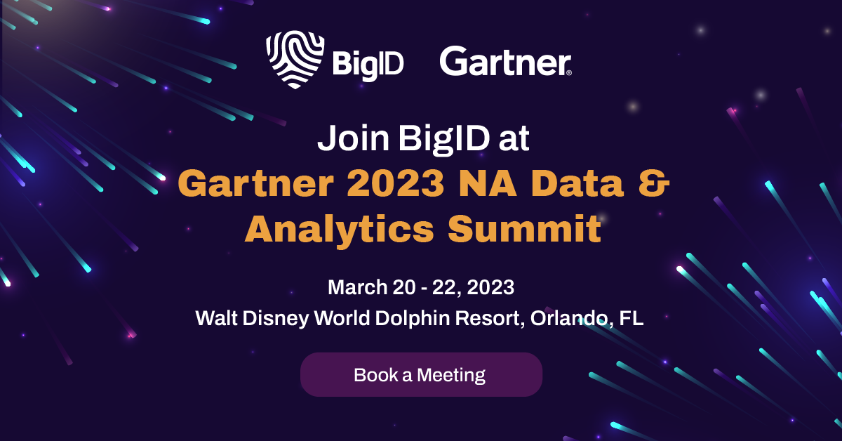 Gartner Data & Analytics Summit 2023 | BigID