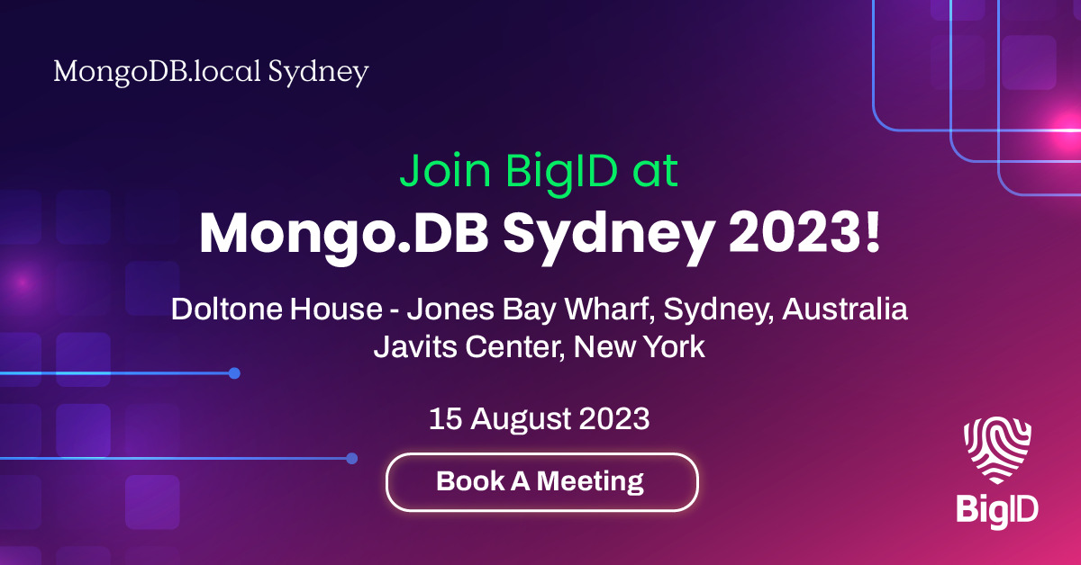 MongoDB.local Sydney 2023 | BigID
