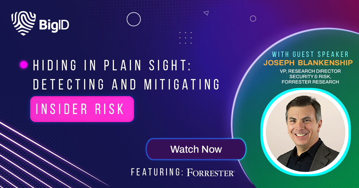 Hiding in Plain Sight: Detecting and Mitigating Insider Risk | BigID