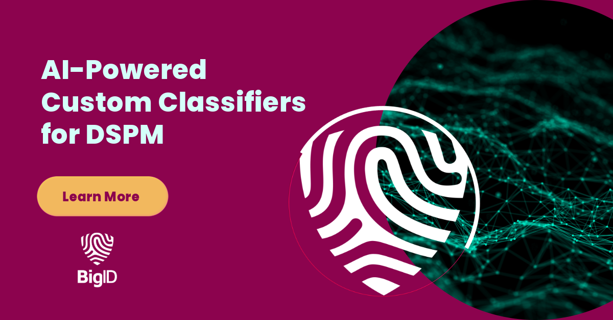 AI-Powered Custom Classifiers for DSPM | BigID