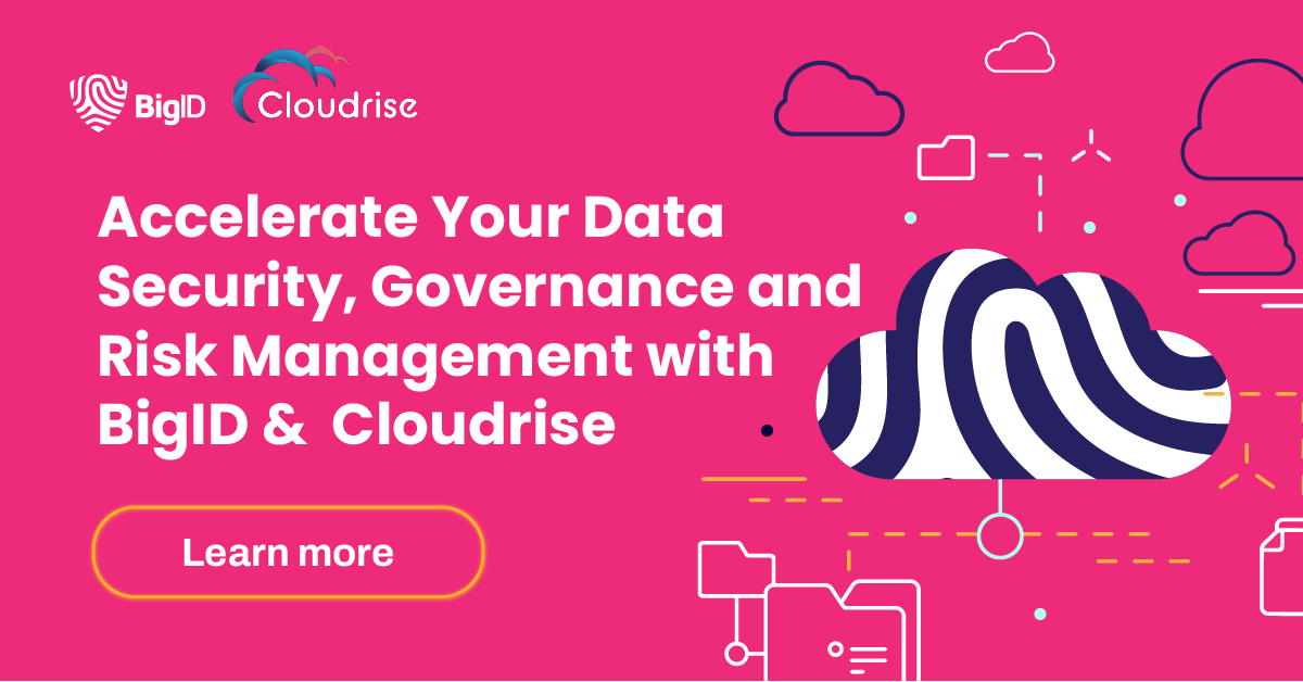 Accelerate Your Data Security, Governance, and Risk Management with BigID & Cloudrise | BigID