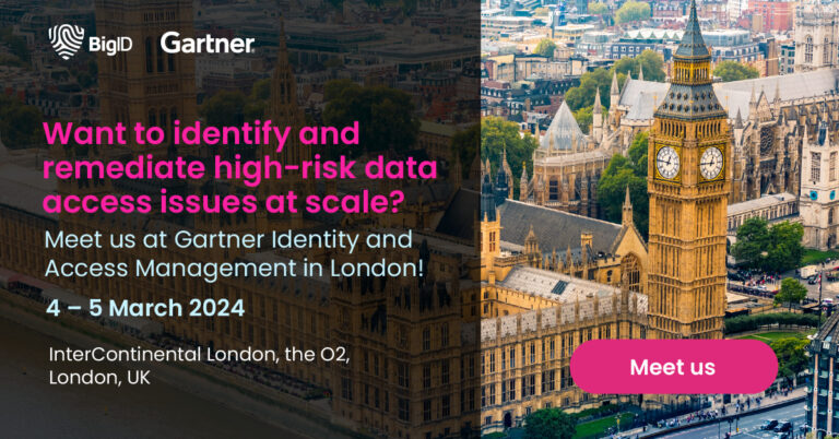 Gartner Identity & Access Management - London | BigID