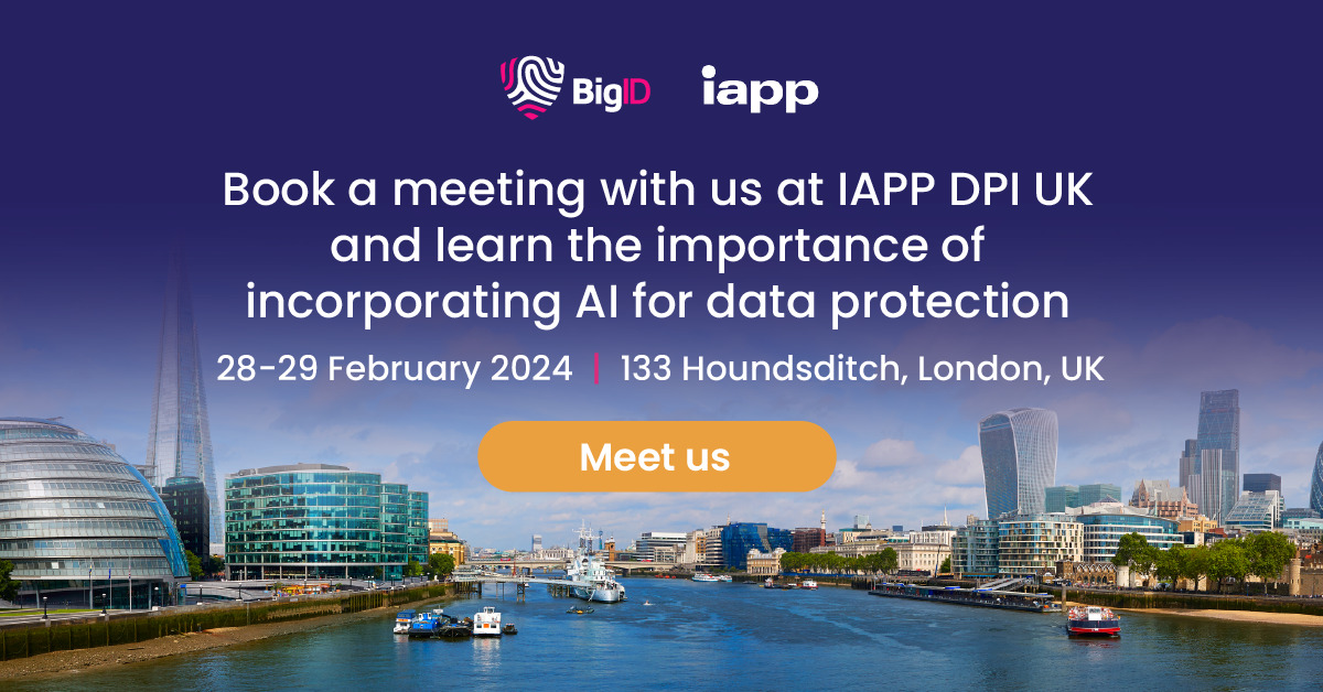 IAPP DPI UK | BigID