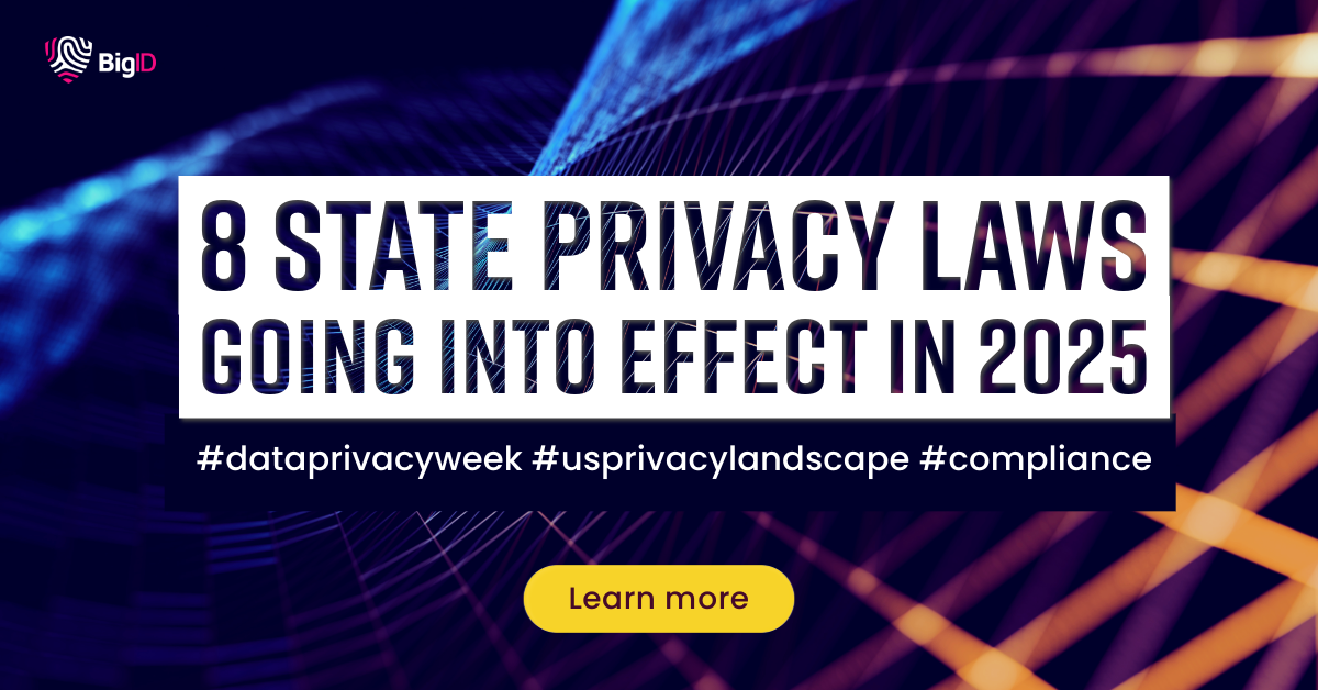 8 [State Privacy Laws] Going into Effect in [2025] - BigID