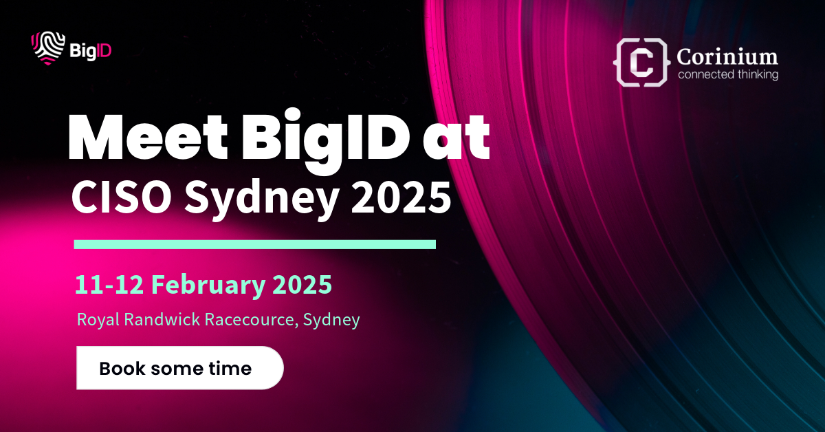 CISO Sydney 2025 | BigID