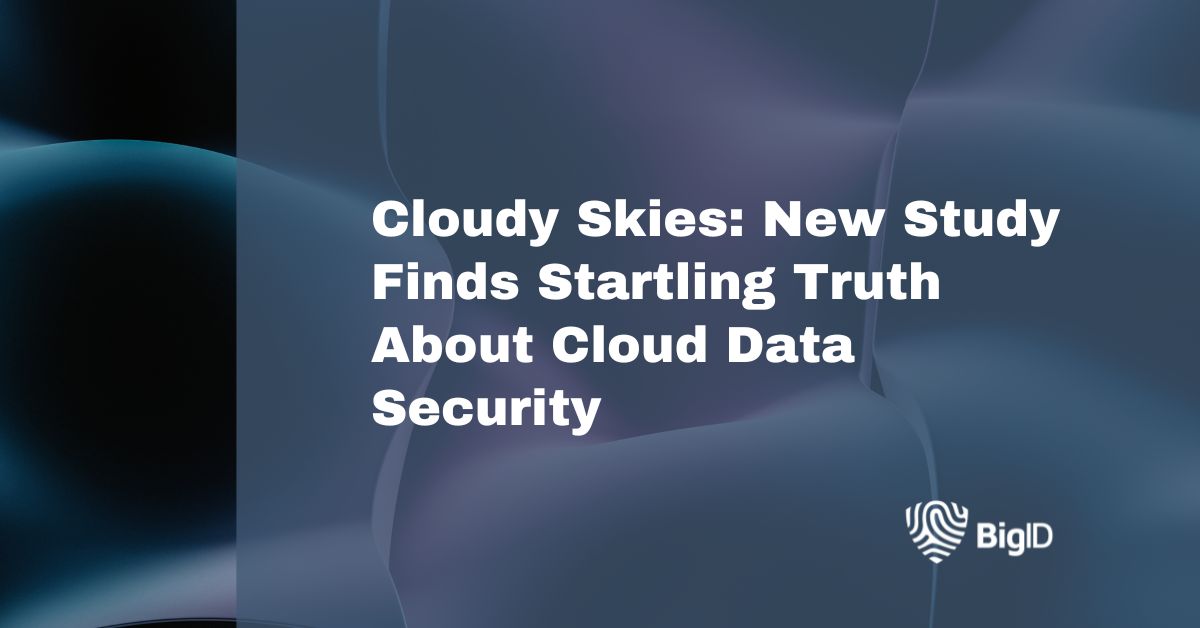 Cloudy Skies: New Study Finds Startling Truth About Cloud Data Security | BigID