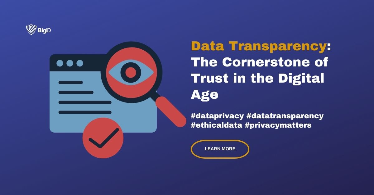 Data Transparency: The Cornerstone of Trust in the Digital Age | BigID