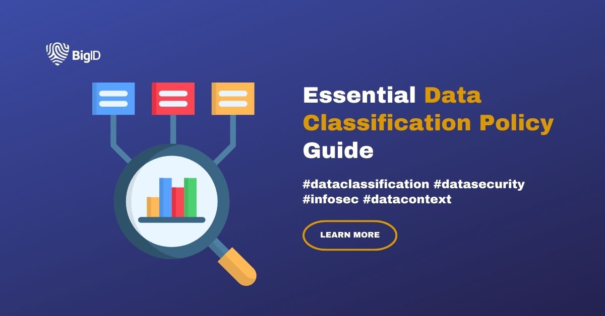 Essential Data Classification Policy Guide Bigid
