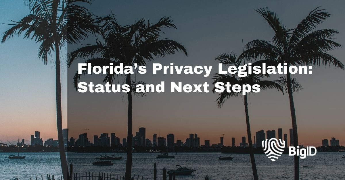 Florida’s Privacy Legislation: Status and Next Steps | BigID