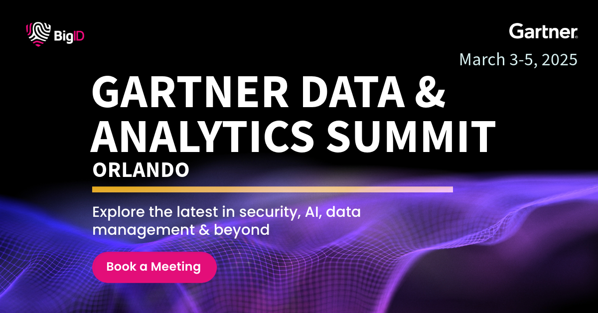 Gartner Data & Analytics Summit Orlando | BigID