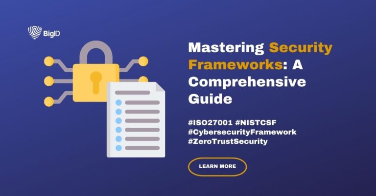 Mastering Security Frameworks: A Comprehensive Guide | BigID