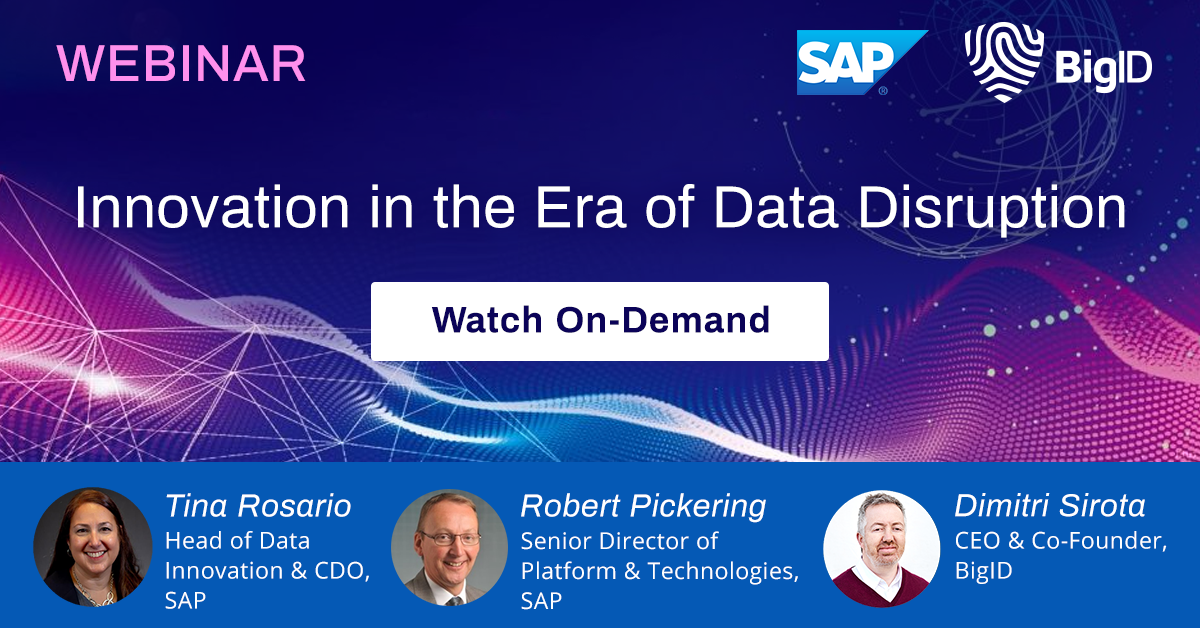 Innovation in the Era of Data Disruption | BigID