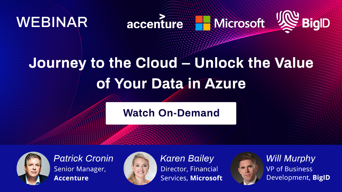 Journey to the Cloud | BigID