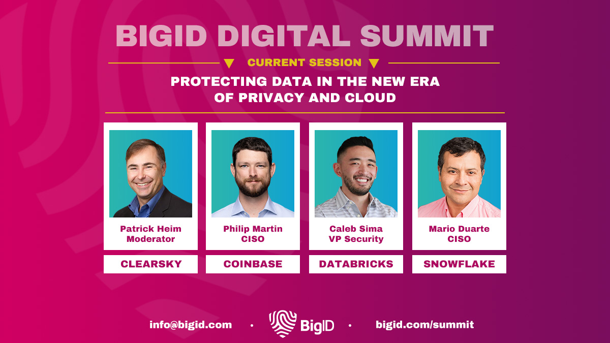 Protecting Data In The New Era of Privacy & Cloud | BigID