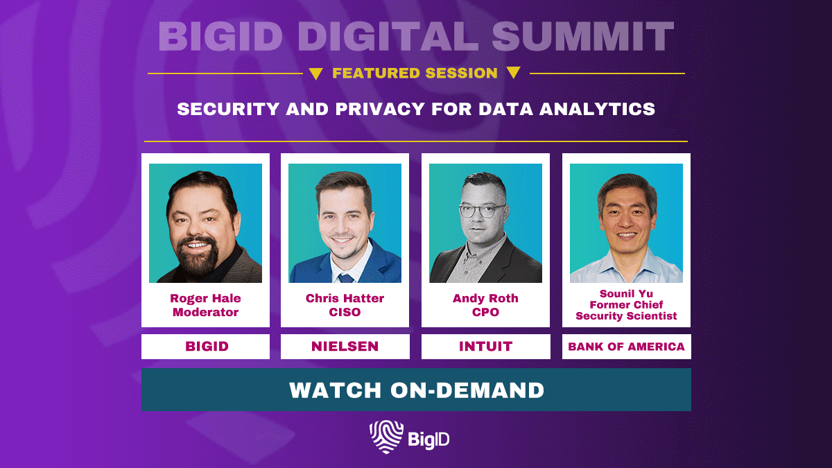 Security & Privacy for Data Analytics | BigID