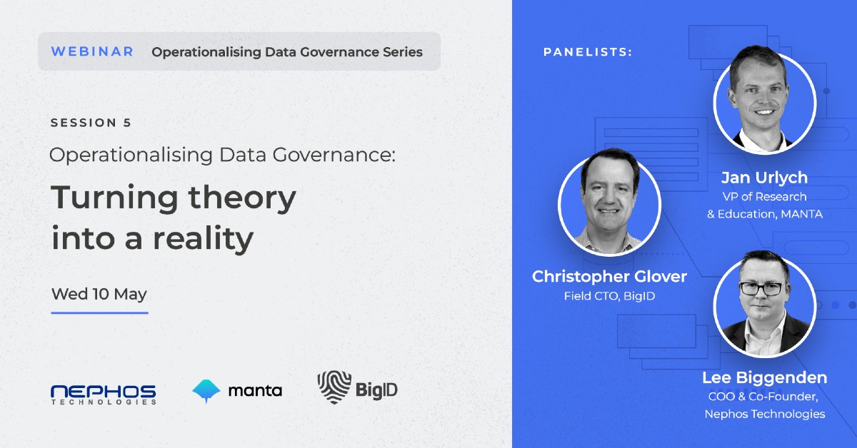 Operationalising Data Governance: Turning theory into a reality | BigID