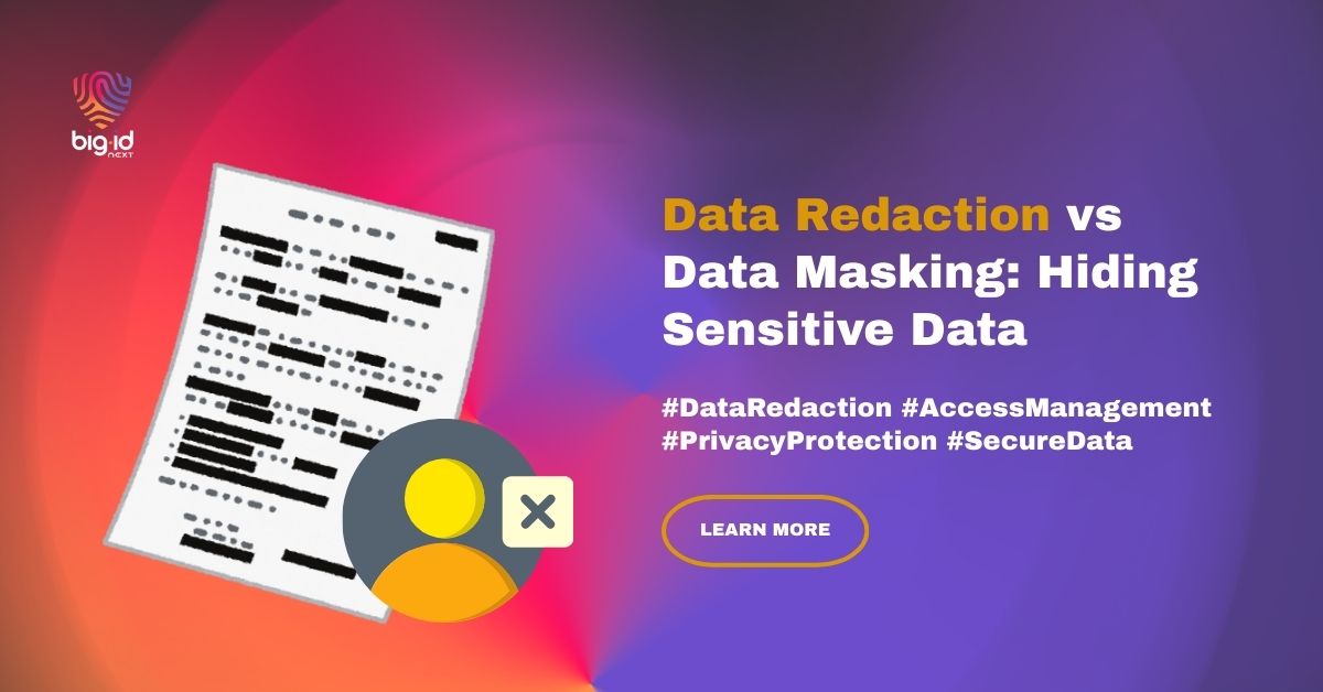 Data Redaction vs Data Masking: Key Differences | BigID