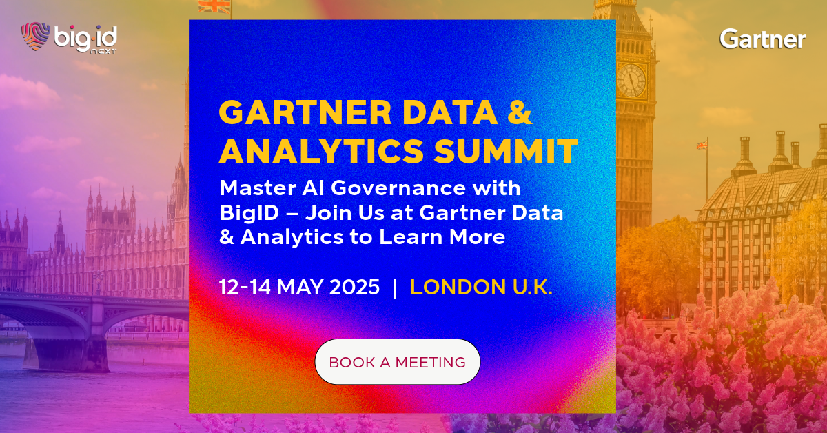 Gartner Data & Analytics Summit UK | BigID