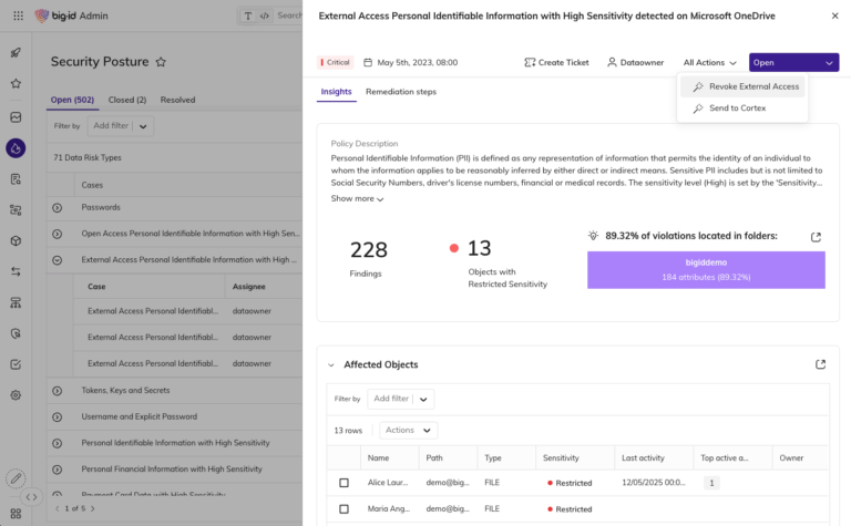Access Intelligence | BigID